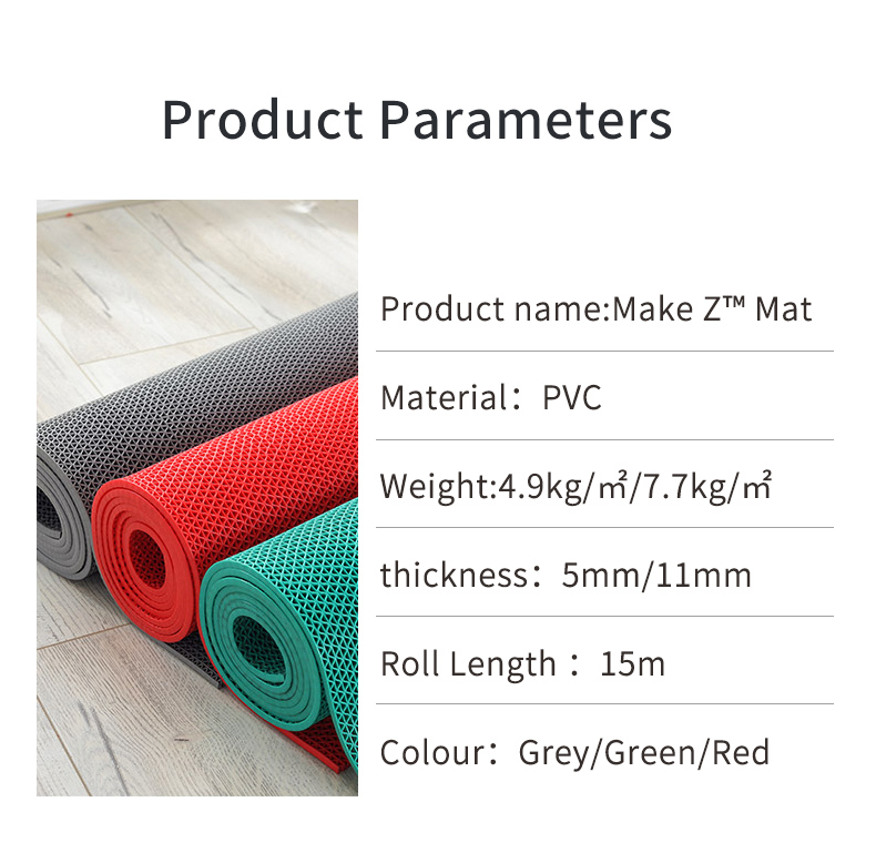 Wholesale Top Quality Hydrophobic Wet Area Non-slip S Shape PVC Mat ...
