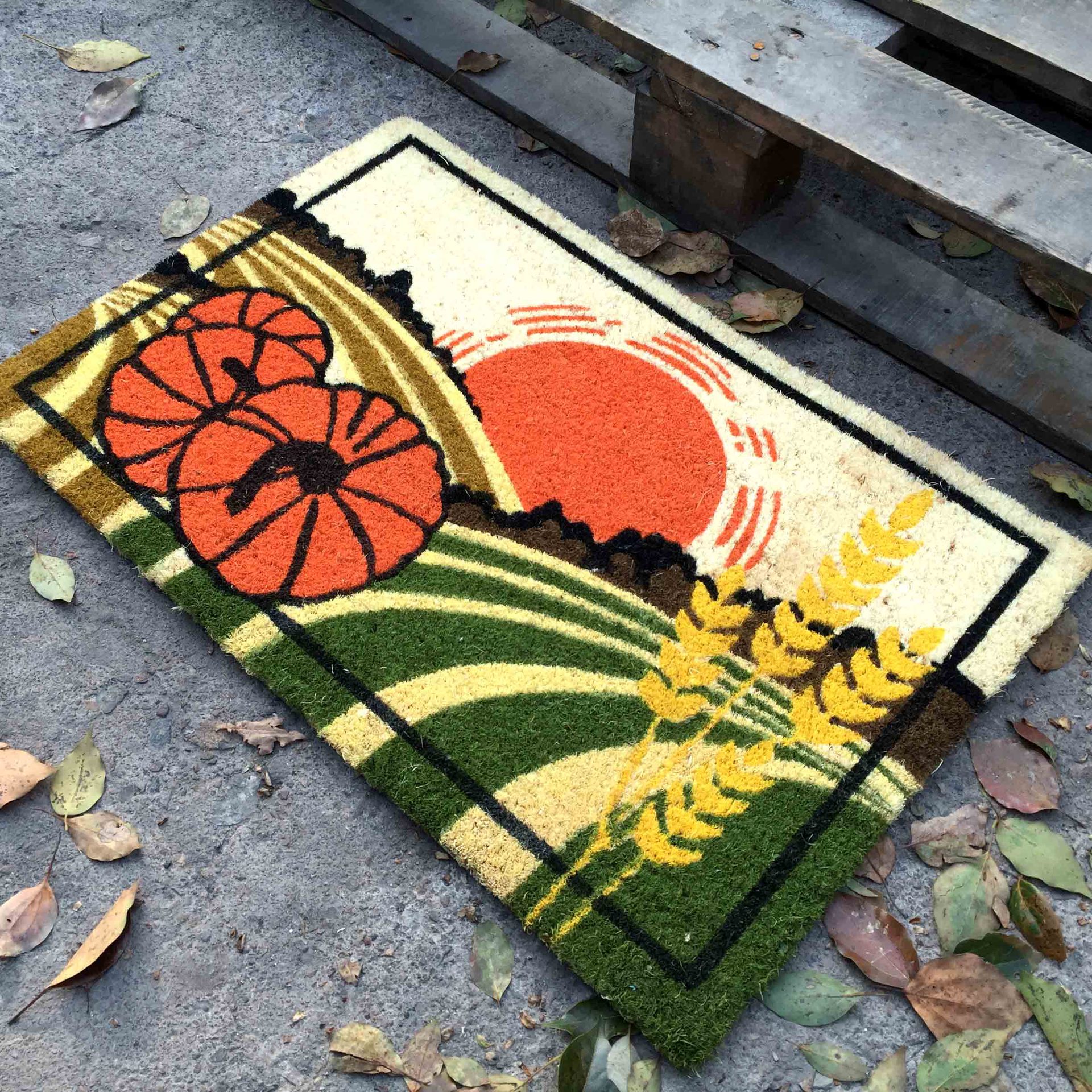 Wholesale Custom Outdoor All-Natural Coconut Fiber Coir Door mat Coco ...